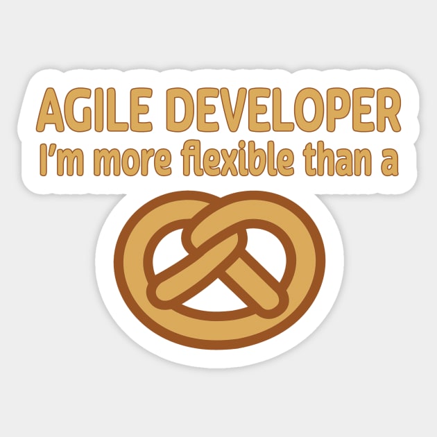 Agile Developer - Agile Development - Sticker | TeePublic